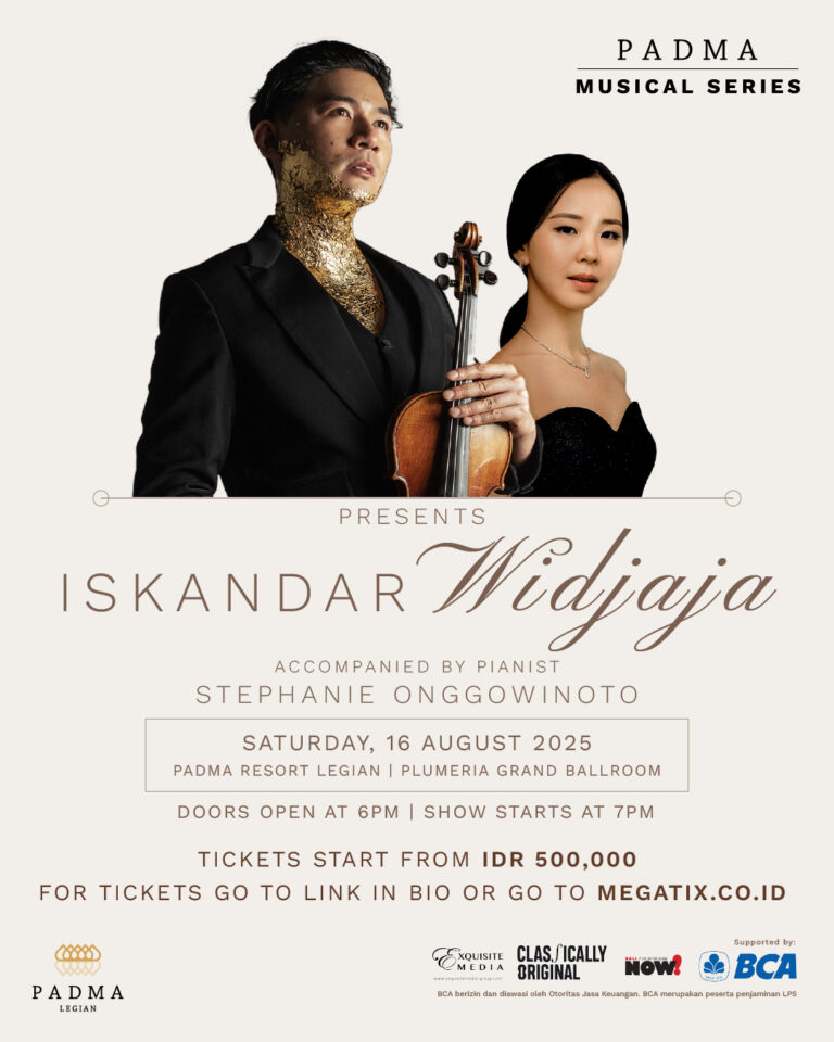 Padma Musical Series Welcomes Back World-Renowned Violinist Iskandar Widjaja | Bali Discovery